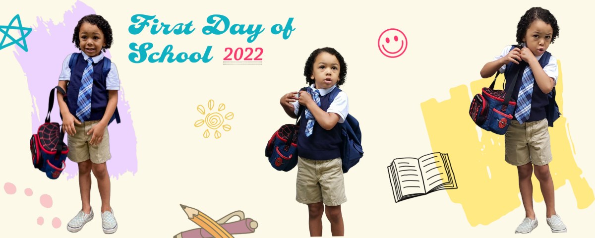 Parker’s first day of school – L. Bradley